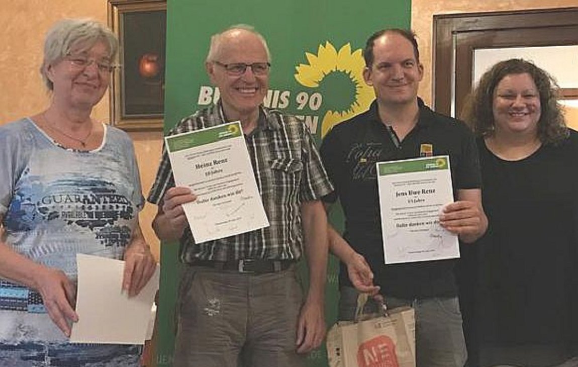 Ortsmitgliederversammlung der GRÜNEN mit vielen Neuzugängen: Bei der ...